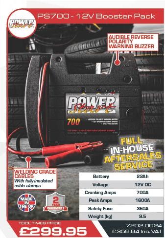 POWERSTART 700 Booster Pack 12V 7202-0024 - Garage Diagnostic Tools ...