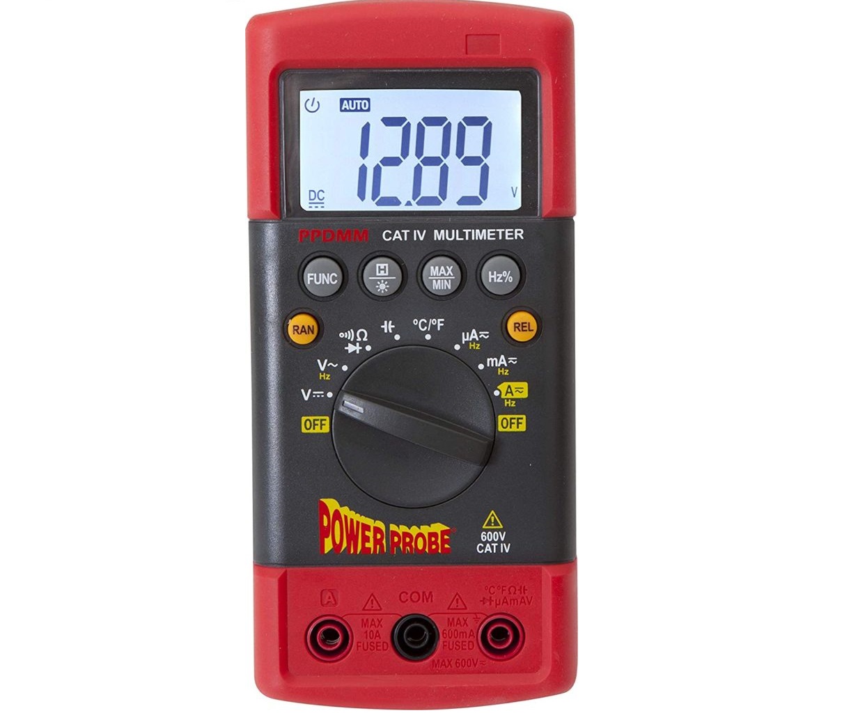 POWER PROBE CATIV Digital Multimeter - Red PPDMM - Garage Diagnostic ...