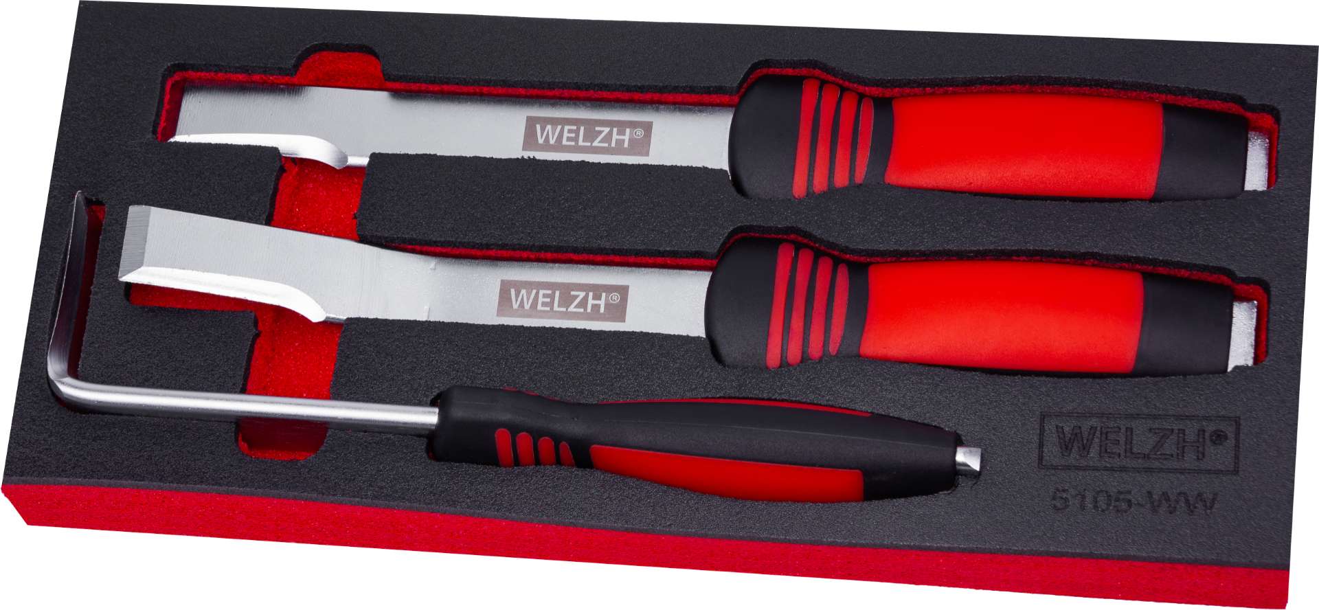 WELZH 3pc Body Cutting Chisel Set 5105-WW 5105WW - Garage Diagnostic Tools